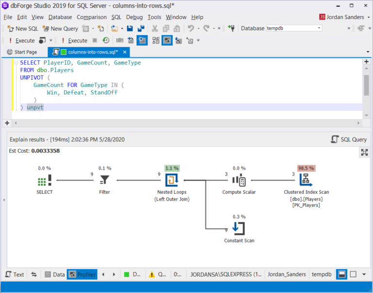 Is UNPIVOT the Best Way for Converting Columns into Rows? - Devart Blog