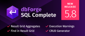 What's New in dbForge SQL Complete v5.8 - Devart Blog