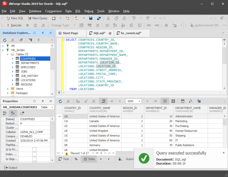 New Look and Oracle 19c Support in dbForge Studio for Oracle Update 4.1! - Devart Blog