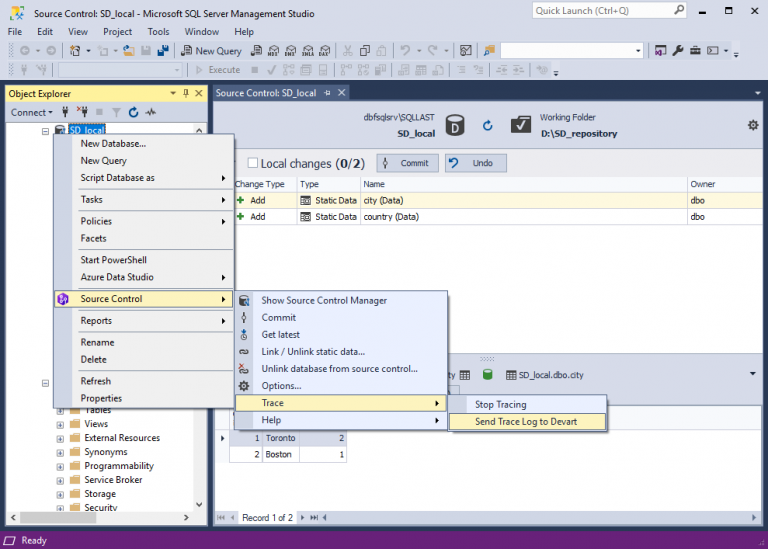 Store and Share Static Data in Updated Source Control! - Devart Blog Store and Share Static Data in Updated Source Control! - Devart Blog