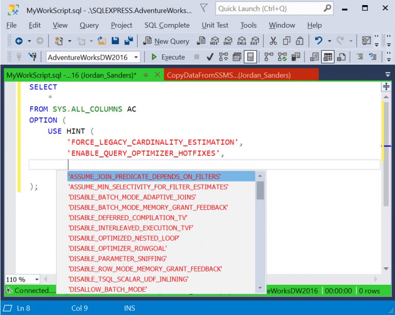 Code Completion and SQL Code Navigation improved in SQL Complete v6.2 ...