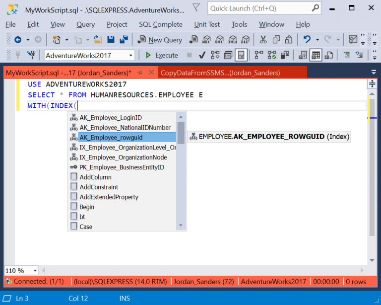 Code Completion And Sql Code Navigation Improved In Sql Complete V62 Devart Blog