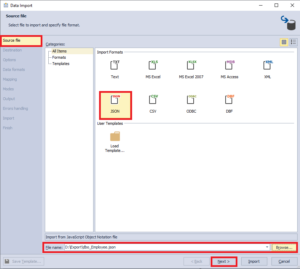 How to Export and Import JSON Data Via dbForge Data Pump for SQL Server - Devart Blog