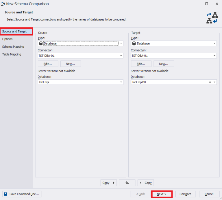 Compare And Find Data Differences Between Two Tables In Sql Server With Ssis And Dbforge Tools