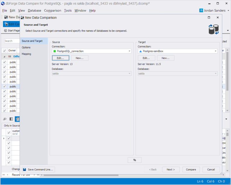 dbForge Data Compare for PostgreSQL v.3.3 Released! - Devart Blog