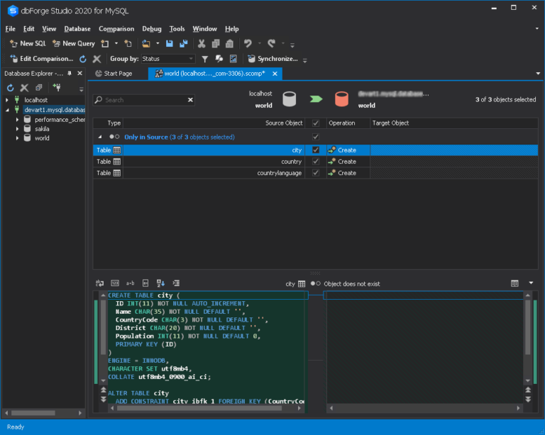 Azure Database for MySQL: How to Connect and Migrate Databases with dbForge Studio for MySQL ...