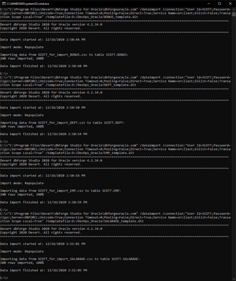 Using dbForge Studio for Oracle to Automate Oracle Database Deployment - Devart Blog