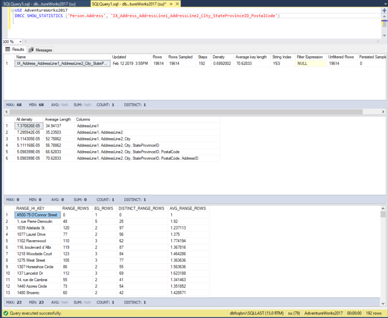How To Use Sql Server Dbcc Show Statistics Devart Blog