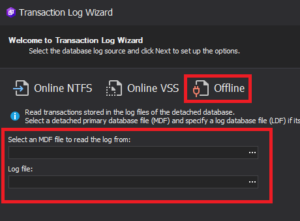 SQL Server Rollback - using dbForge Transaction Log