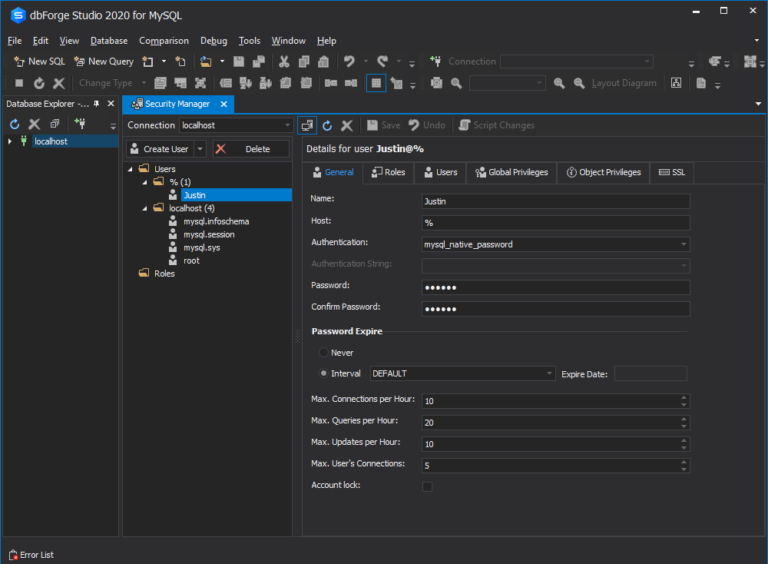How to Create a New User in MySQL and Grant Privileges on a Database