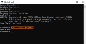 How to create a new database in PostgreSQL?