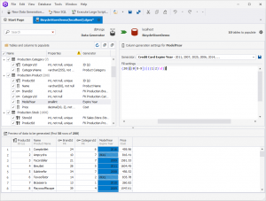 Generate Test Data for SQL Server - using dbForge Data Generator