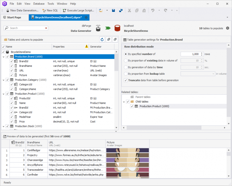 Generate Test Data For Sql Server Using Dbforge Data Generator