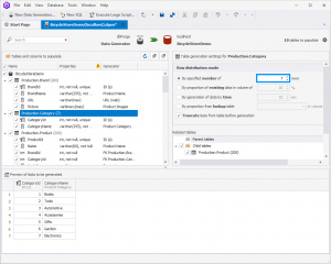 Generate Test Data for SQL Server - using dbForge Data Generator