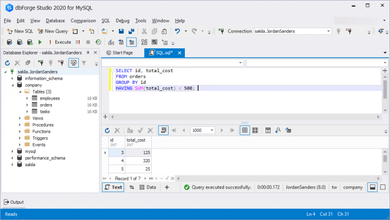 GROUP BY Statement in MySQL with Twelve Examples
