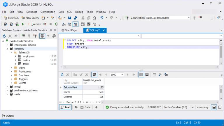 GROUP BY Statement in MySQL with Twelve Examples