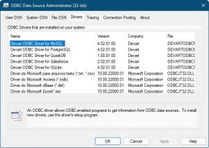 Install and Configure the ODBC Driver Manager on Windows, macOS, and Linux