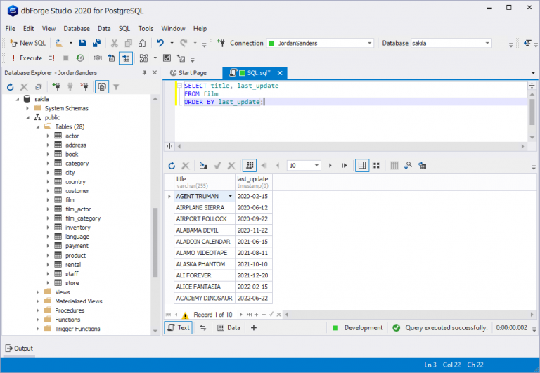 Order By In Postgresql Different Ways To Sort The Output Results Easily Devart Blog