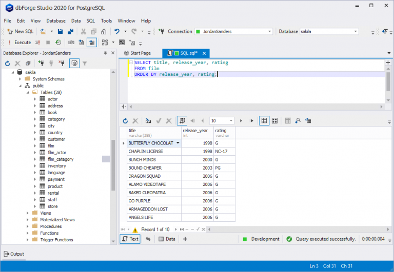 Order By In Postgresql Different Ways To Sort The Output Results Easily Devart Blog