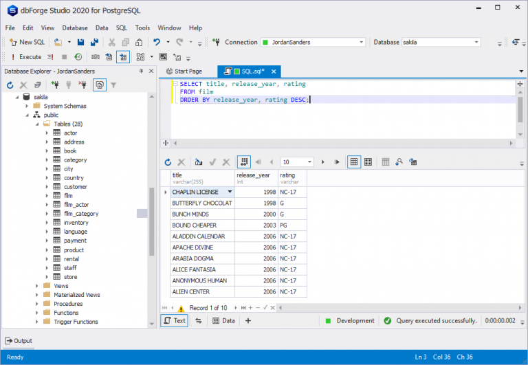 Order By In Postgresql Different Ways To Sort The Output Results Easily Devart Blog