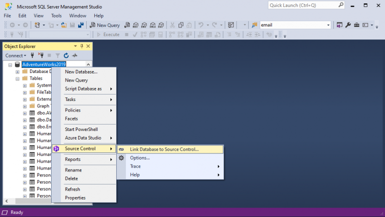 Basic Operations in dbForge Source Control for SQL Server