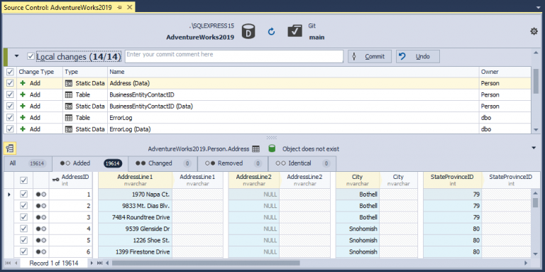 Basic Operations in dbForge Source Control for SQL Server