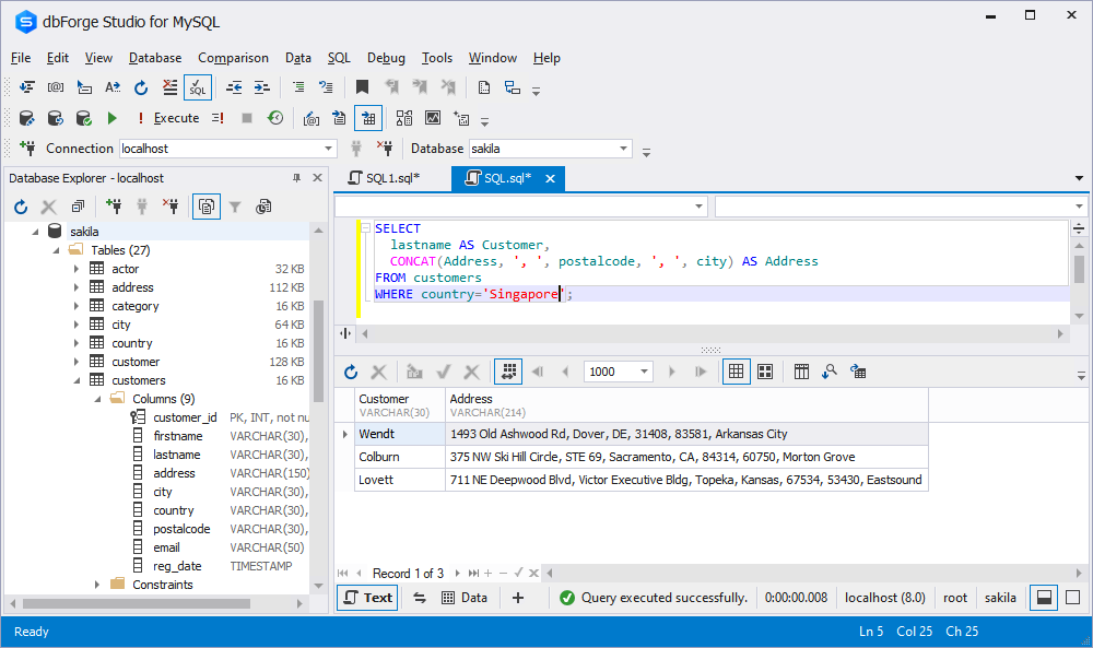 CONCAT Function In MySQL Syntax And Examples