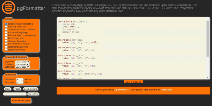 How to Use pgFormatter: Features overview, Alternatives comparison