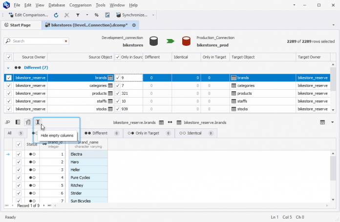Meet The Latest Update Of Dbforge Data Compare For Postgresql V40 Devart Blog