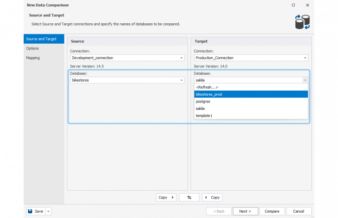 Meet The Latest Update Of Dbforge Data Compare For Postgresql V40 Devart Blog