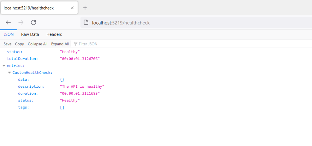ASP.NET Core 6 Core Application Health Checks using PostgreSQL