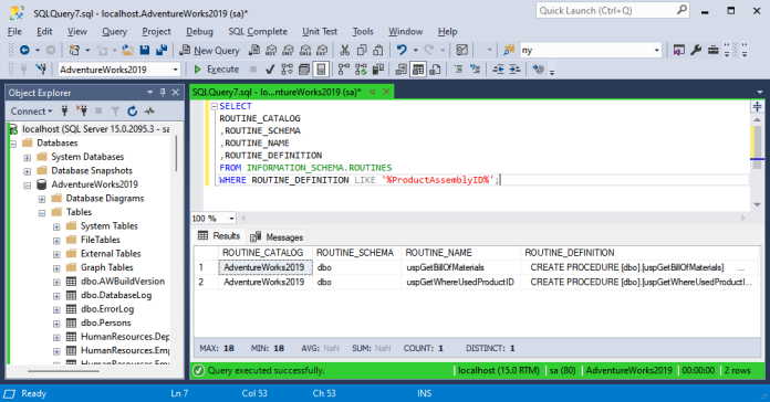 How to Search for Database Objects, Table Data, and Value in SQL Server ...