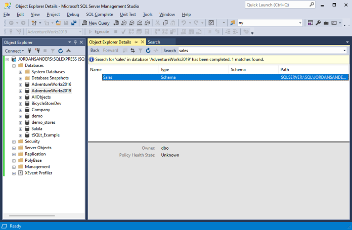 How to Search for Database Objects, Table Data, and Value in SQL Server ...