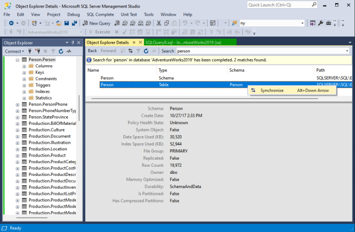 How To Search For Database Objects Table Data And Value In Sql Server