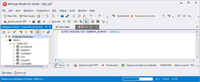 Oracle ALTER SESSION - Session Management and Configuration