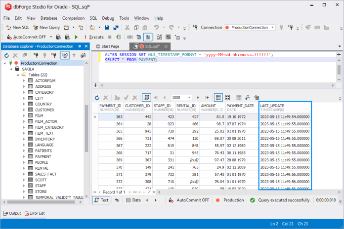 Oracle ALTER SESSION - Session Management and Configuration