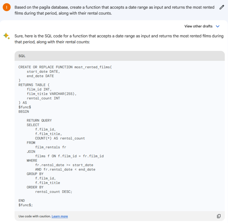 Chatgpt Vs Bard What Is The Best For Postgresql Developers 5721