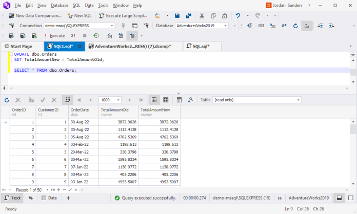 Clone Data from One Column to Another in the Same SQL Server Table