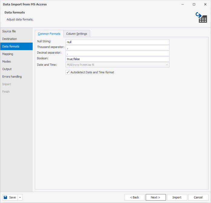 Microsoft Access database migration to SQL Server - using dbForge Studio