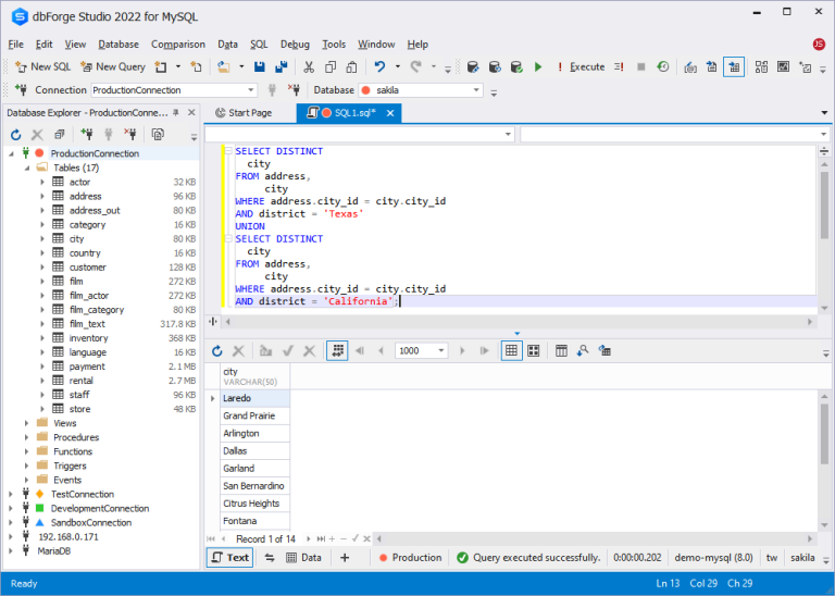 MySQL UNION Explained: A Tutorial With Practical Examples for All Skill ...