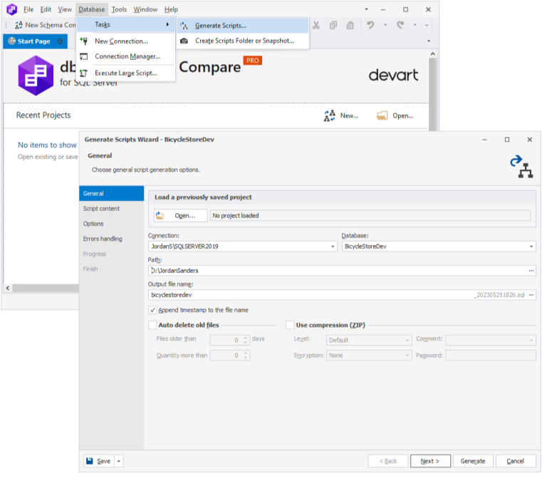 Restore and Backup Database during a SQL Server Version Upgrade