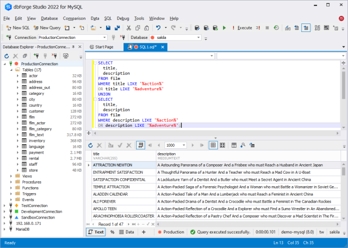 MySQL UNION Explained: A Tutorial With Practical Examples for All Skill Levels - Devart Blog
