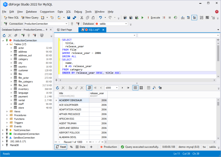MySQL UNION Explained: A Tutorial With Practical Examples for All Skill ...