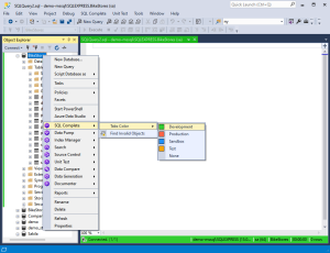 How to Change Tab Colors in SSMS - using SQL Complete