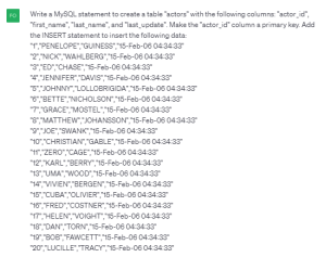 Import Any Data Formats to MySQL using ChatGPT