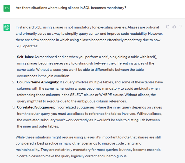 Enhancing SQL Queries with Column Aliases - Devart Blog
