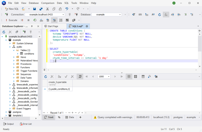 How dbForge Studio for PostgreSQL With Support for TimescaleDB Enhances ...