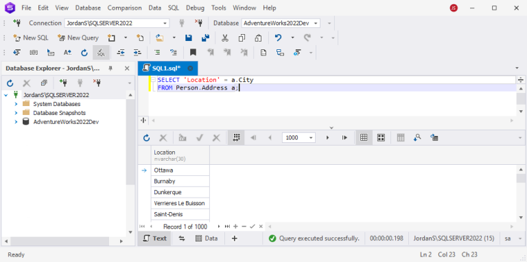 Enhancing SQL Queries with Column Aliases - Devart Blog