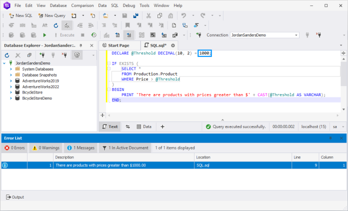 IF THEN Statement in SQL Server - From Basics to Advanced