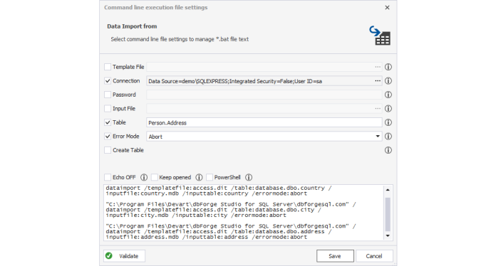 Bulk Data Import from Microsoft Access